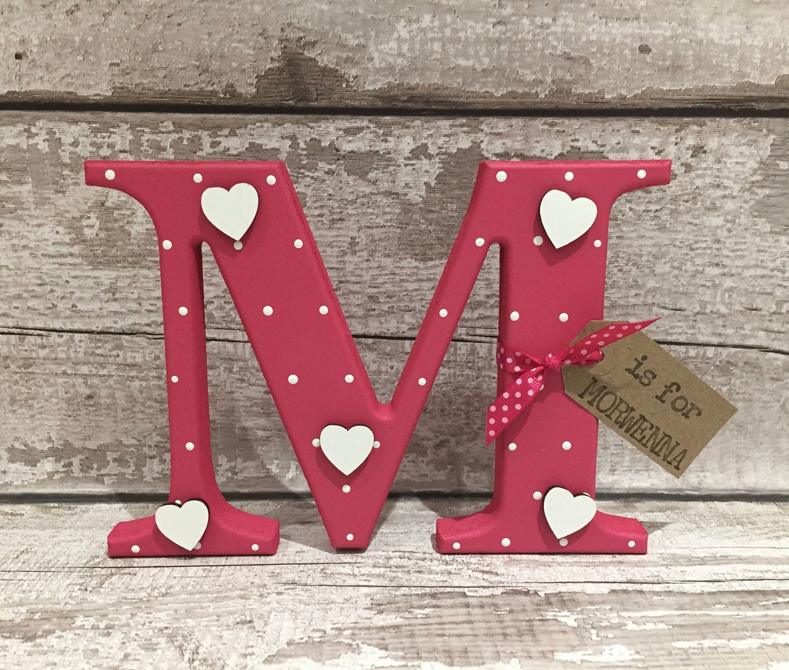 15cm Free Standing Wooden Letters | Etsy UK
