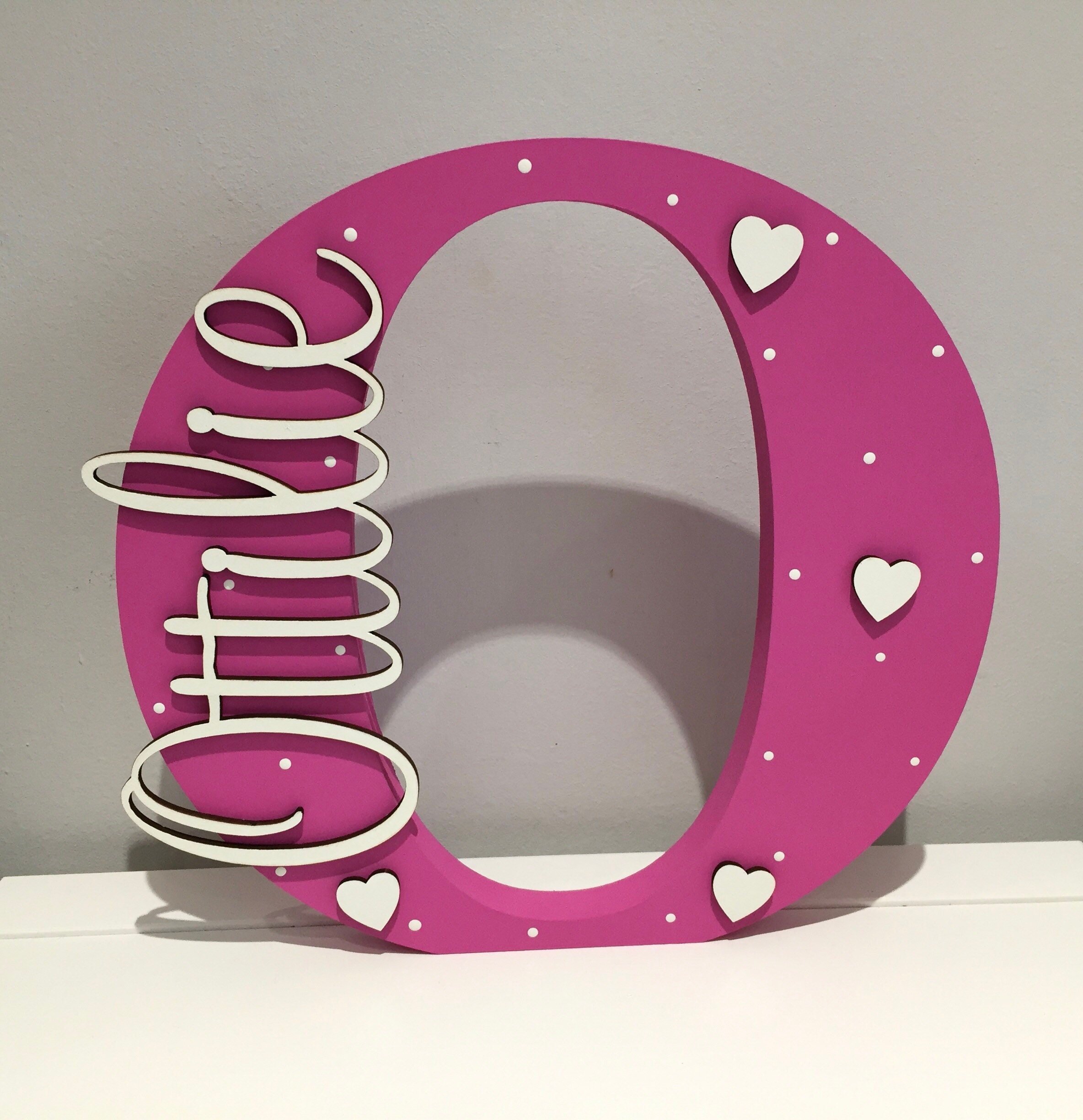Free Standing Wooden Letter With Name Child Name - Etsy UK