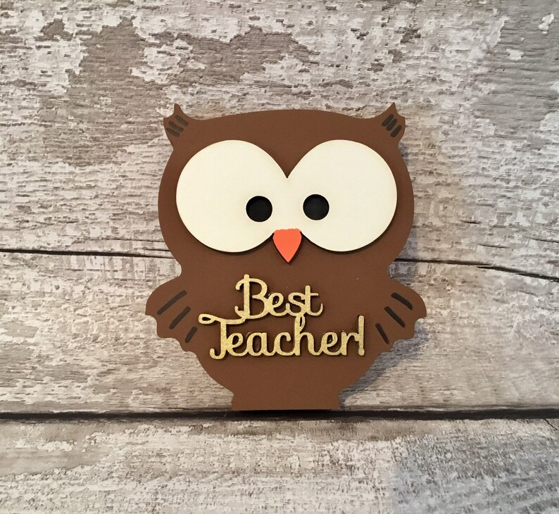 Personalised Wooden Owl Thank You Gift – Teacher Appreciation - Etsy UK