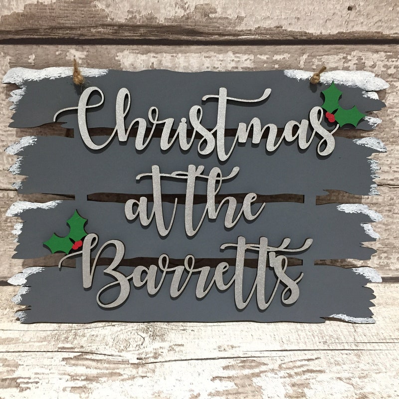 Christmas Plaque - Etsy UK
