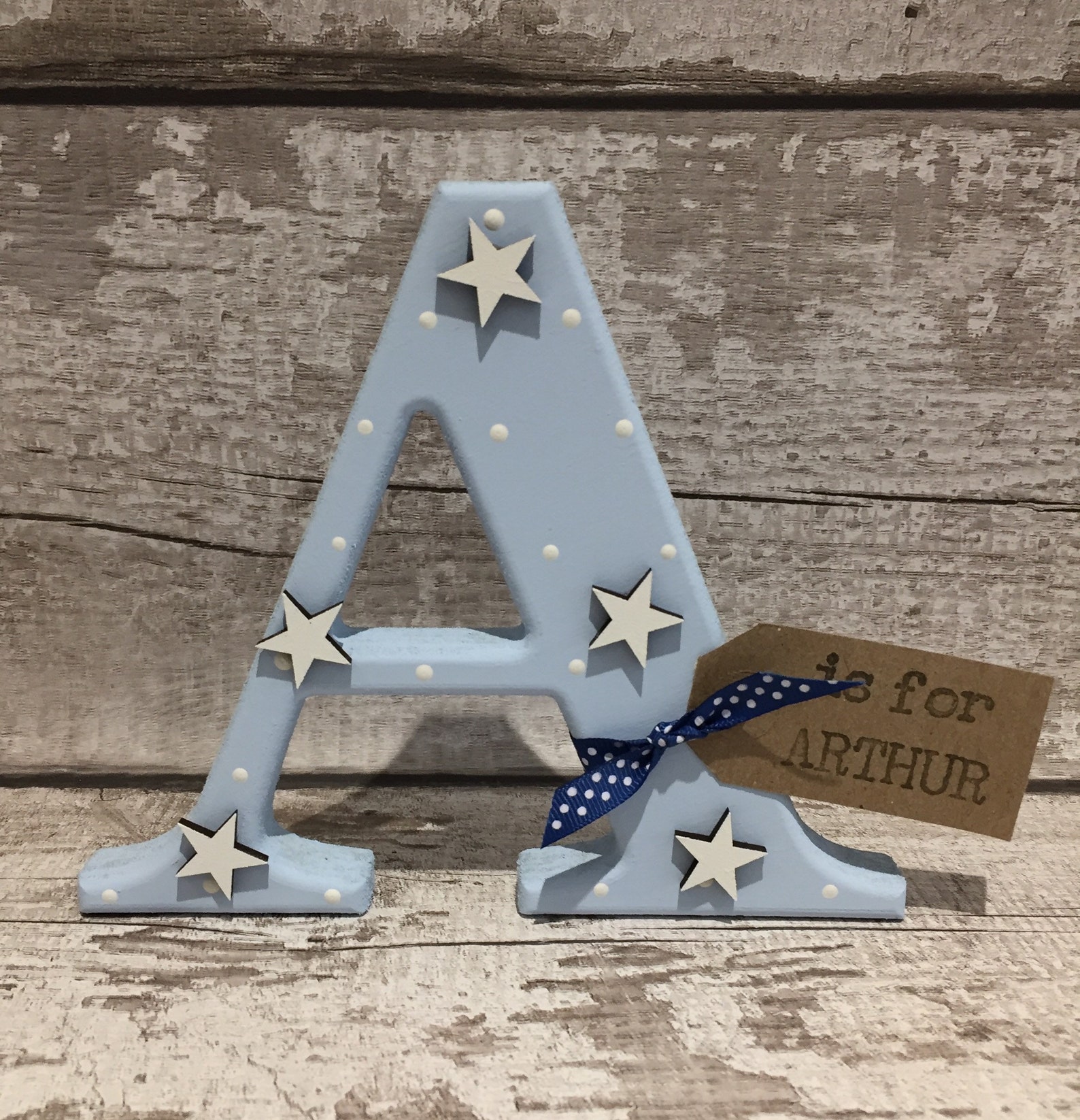 15cm Free Standing Wooden Letters | Etsy UK