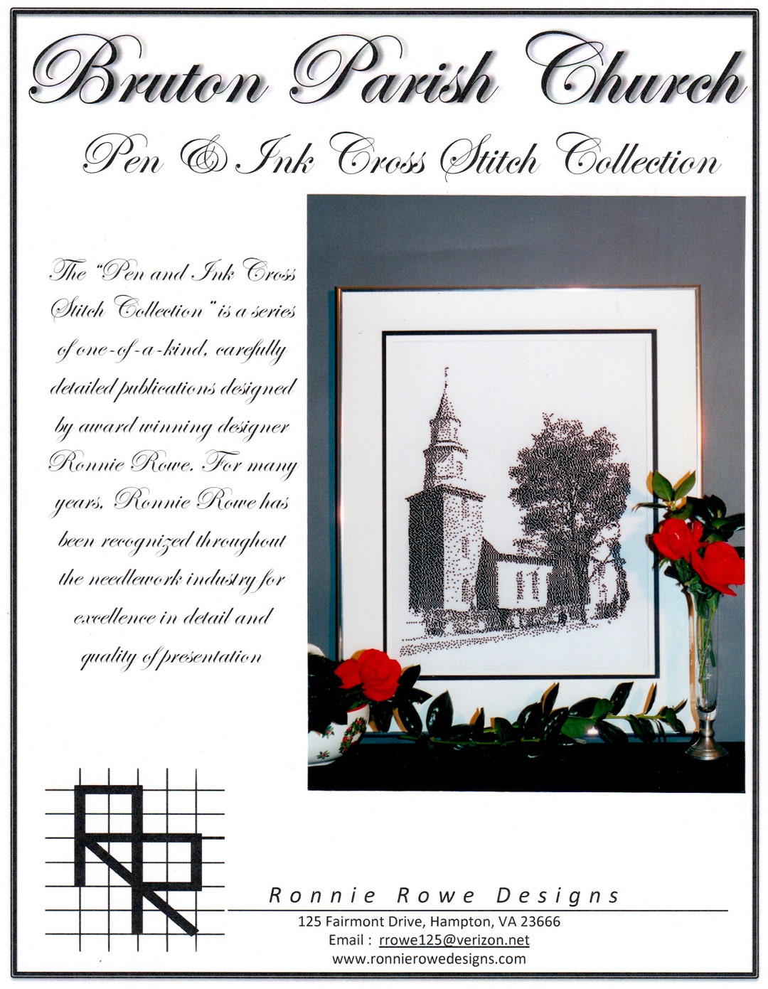 Bruton Parish Church (pen and Ink Designs). Where Founding Fathers ...