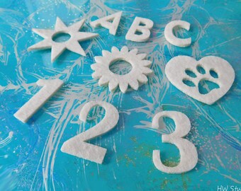 Laser Cut Felt Letters - Etsy