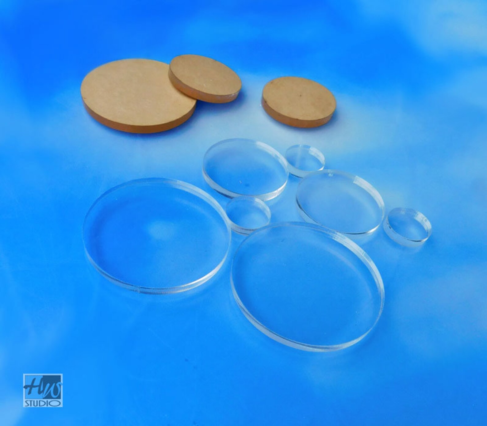 Clear Acrylic 1/8 Circles 50pc Clear Circle Shapes - Etsy UK