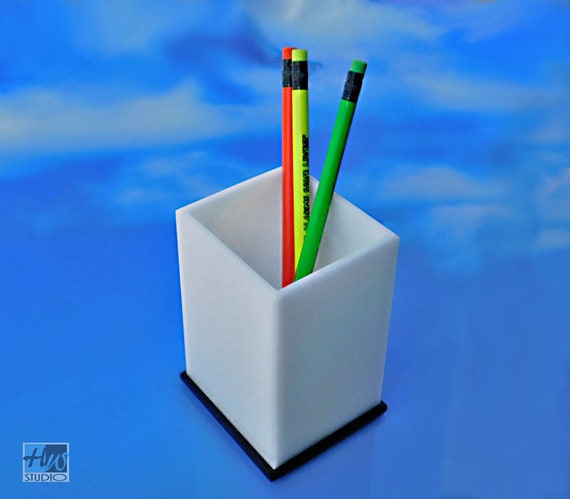 White Box Made From 3/16 Thick Acrylic Lidless Box | Etsy