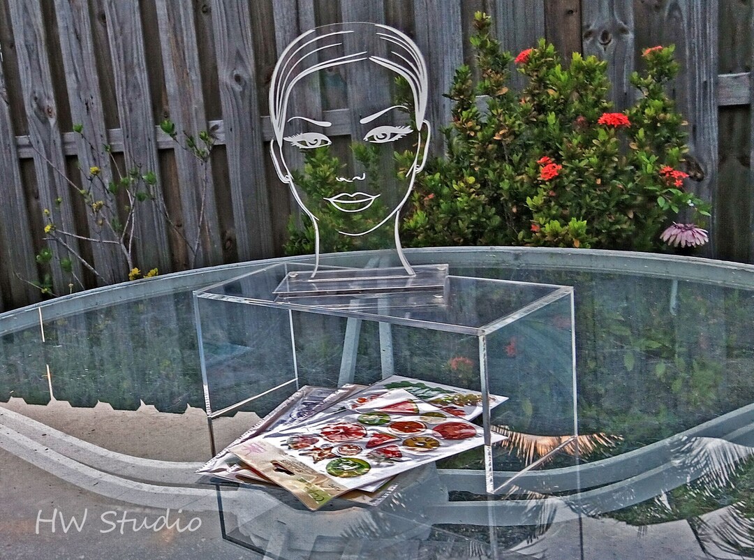 Clear Acrylic Raiser 12 L X 5 D X 5h, Acrylic Display Stand for Desk ...