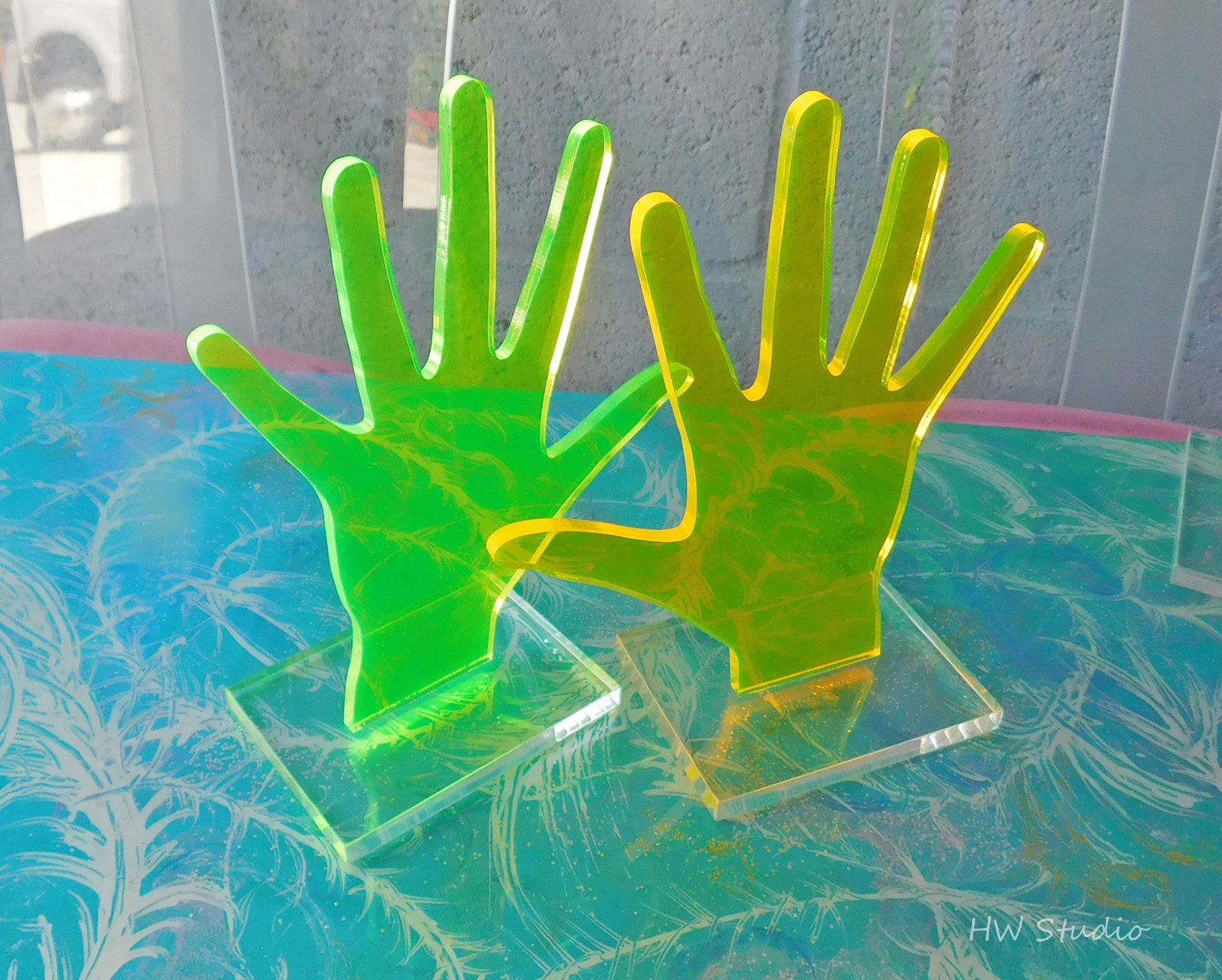 Hand-shaped Acrylic Hand Ring Display Stand Lucite Ring | Etsy