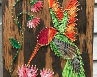 Hummingbird String Art - Etsy