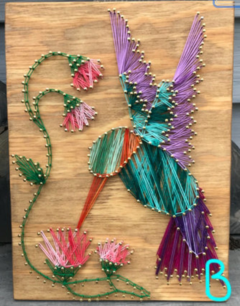 Hummingbird String Art - Etsy