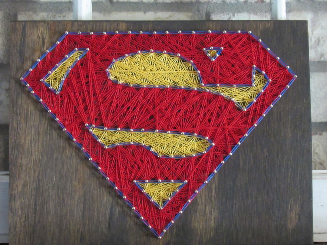 Superman String Art - Etsy