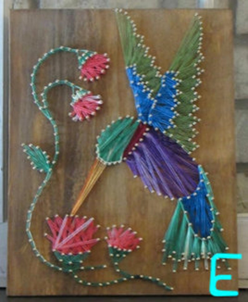 Hummingbird String Art - Etsy