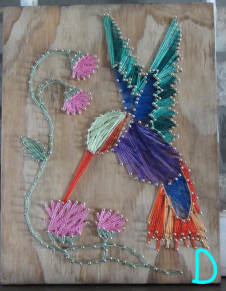 Hummingbird String Art - Etsy