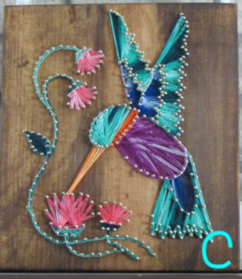 Hummingbird String Art - Etsy