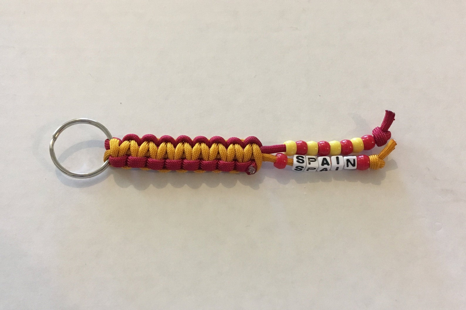 Spain Paracord Keychain/keyfob - Etsy