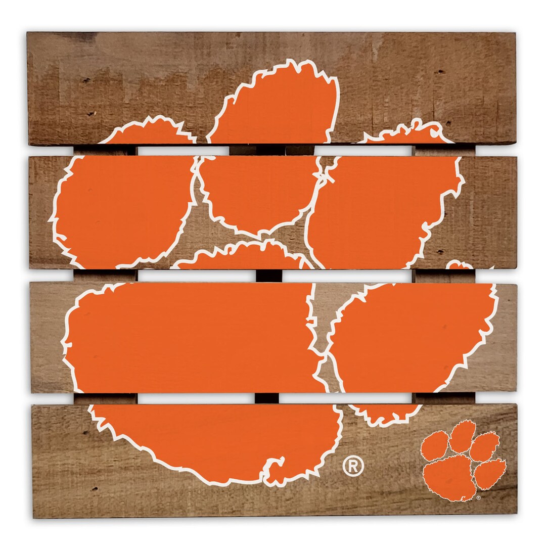 Clemson Tigers Wooden Trivet/hotplate - Etsy