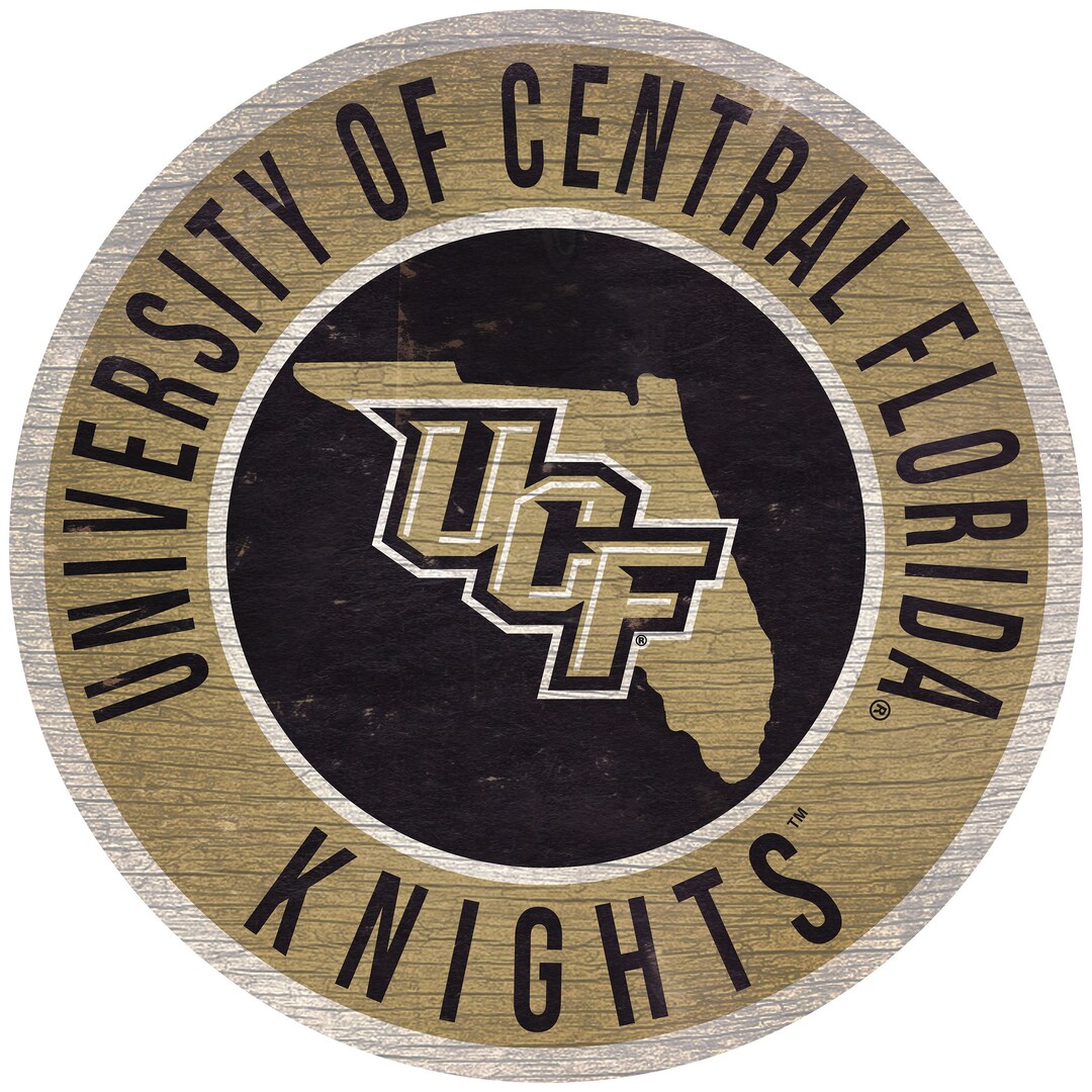 Central Florida UCF Knights 12 Inch or 24 Inch Round Sign - Etsy