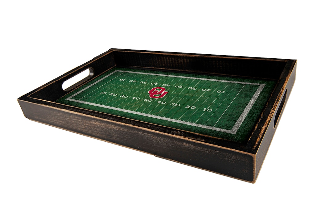 Oklahoma Sooners Field Design Serving Tray - Etsy