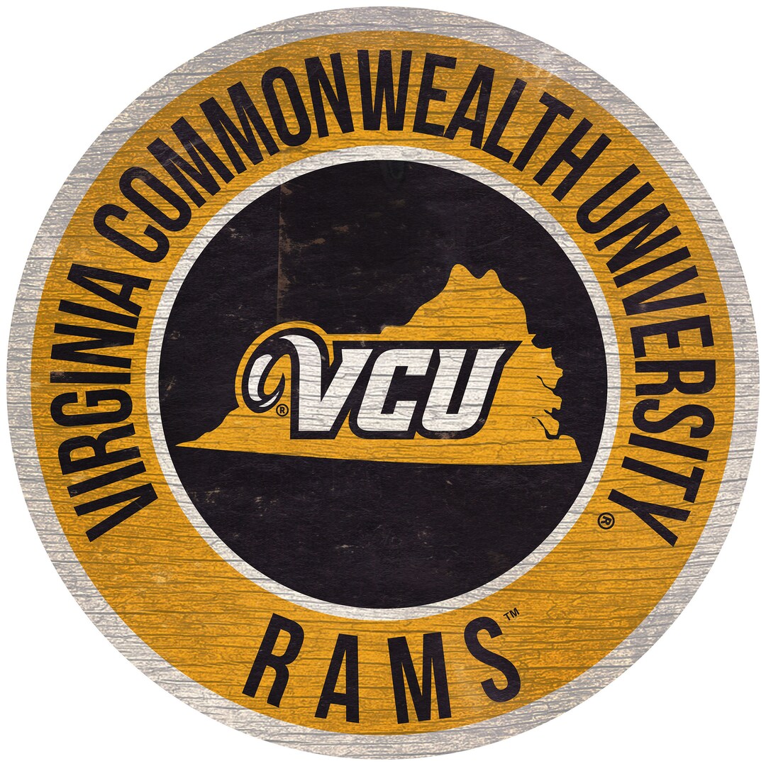 VCU Rams 12 Inch or 24 Inch Round Sign - Etsy