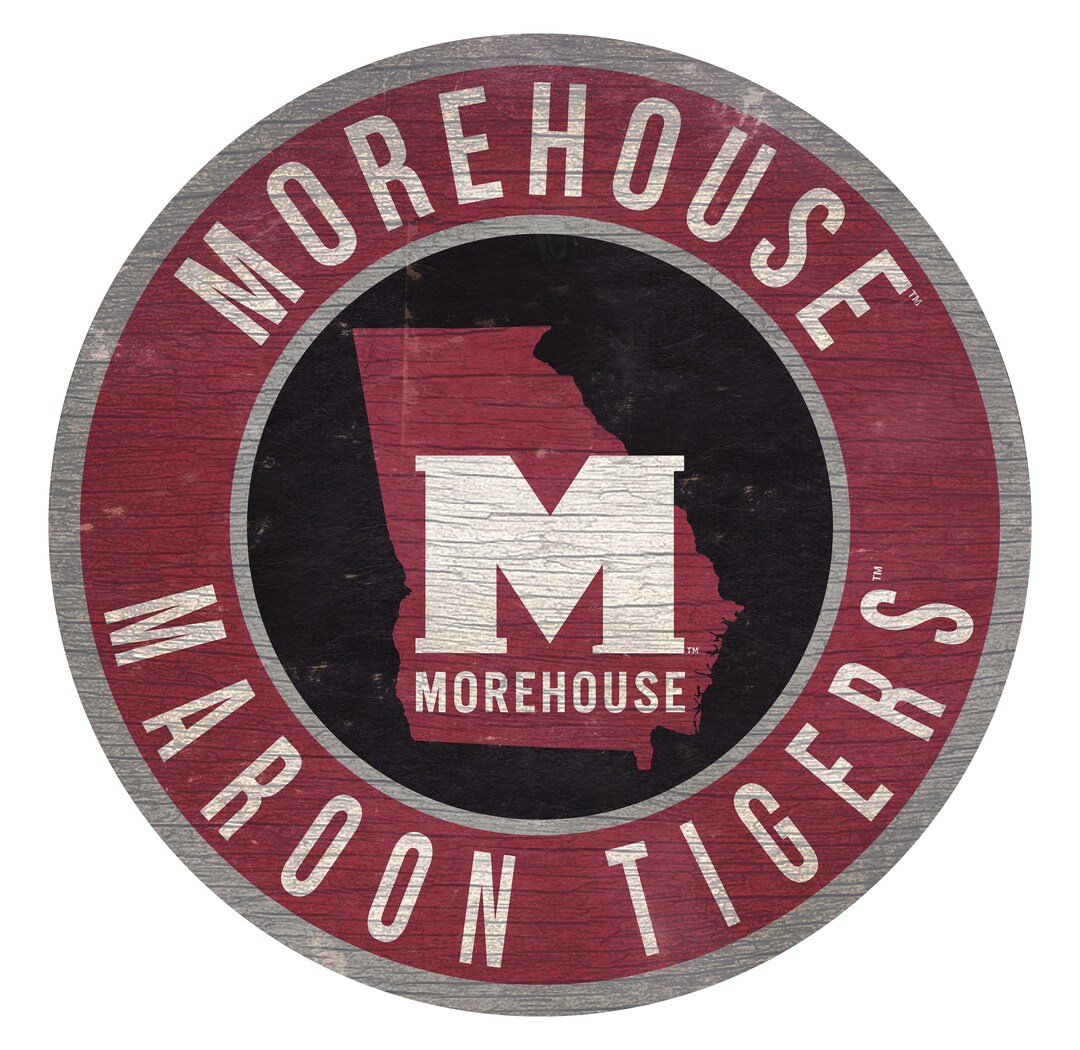 Morehouse Maroon Tigers 12 Inch Round Sign - Etsy