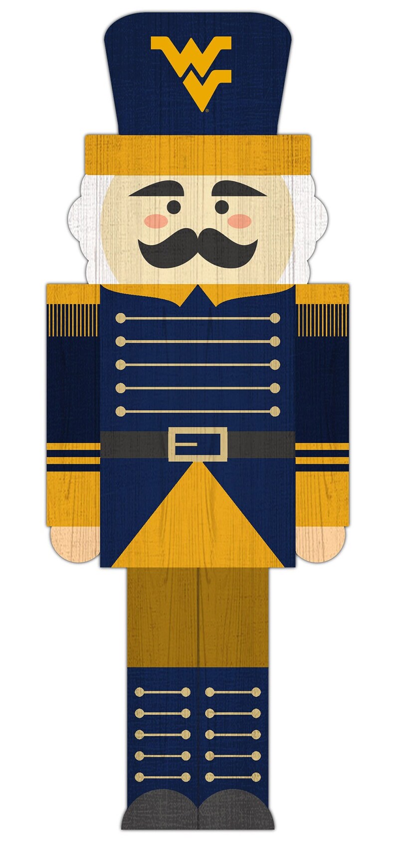 West Virginia Mountaineers 31 Nutcracker Leaner - Etsy