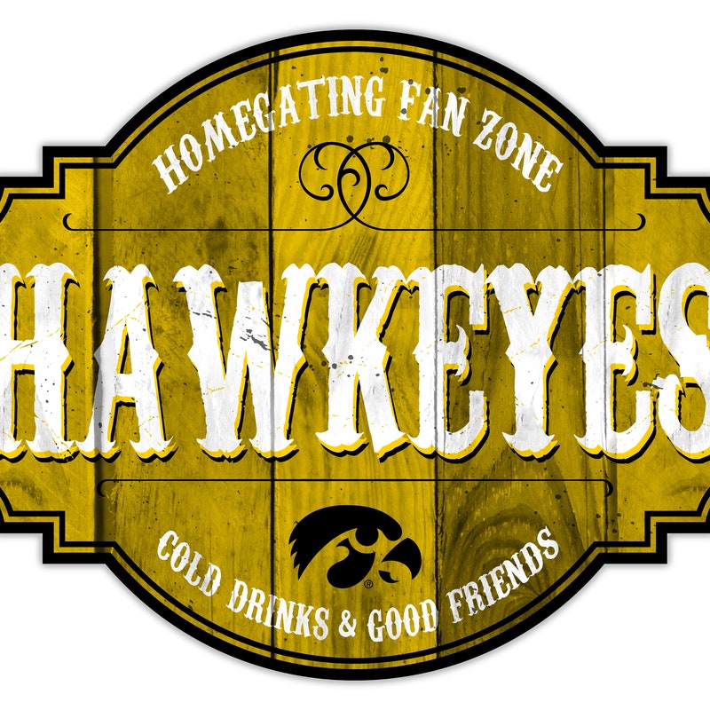 Iowa Hawkeye Sign - Etsy
