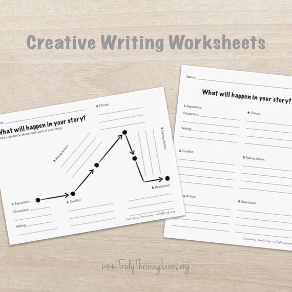 Creative Writing Worksheets Middle School