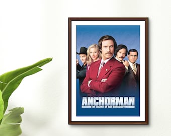 ANCHORMAN: the Legend of Ron Burgundy I LOVE LAMP Will - Etsy