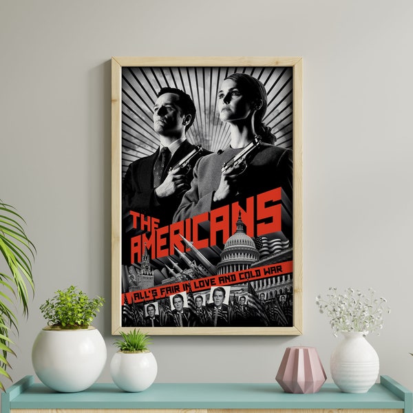 The Americans Poster Tv Show - Etsy