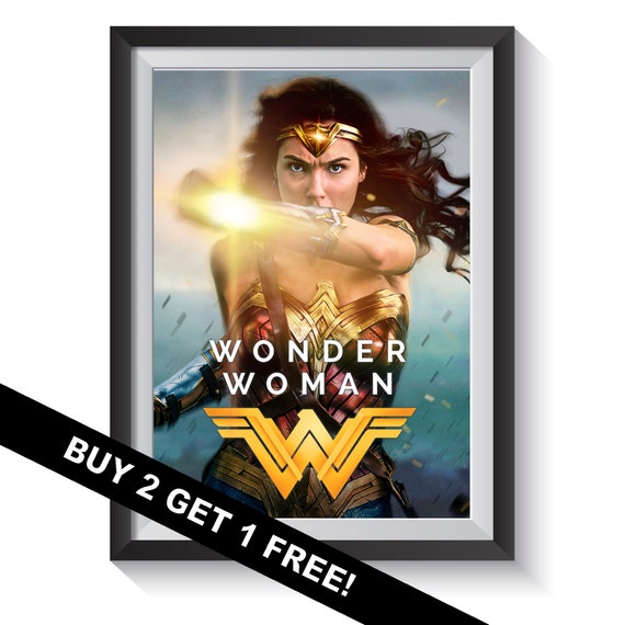 Wonder Woman Poster | Etsy