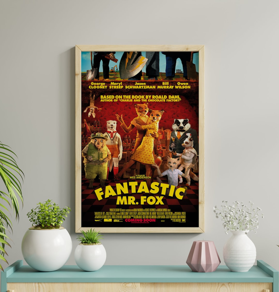Fantastic Mr. Fox Movie Poster - Etsy