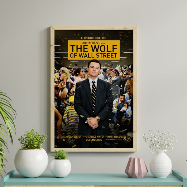 Wolf of Wall Street Poster - Etsy