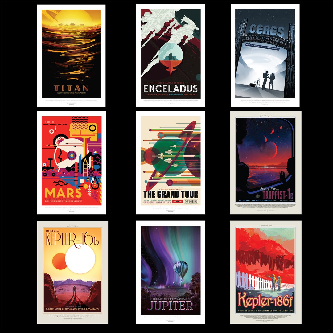 NASA - Visions of the Future Posters - Etsy