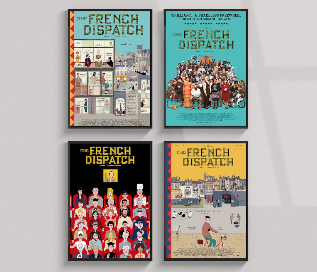The French Dispatch Movie Posters - Etsy