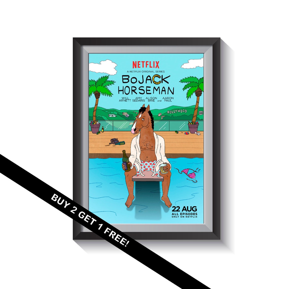 Bojack Horseman Poster | Etsy