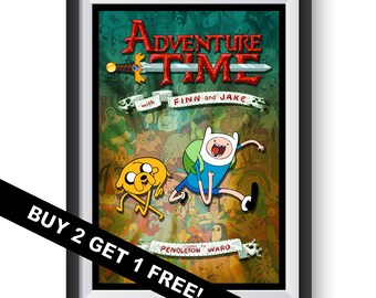 Adventure Time Poster - Etsy
