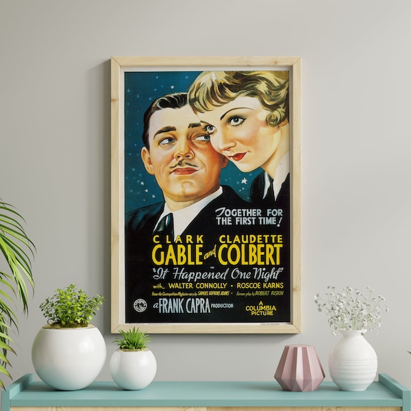It Happened One Night Movie Poster - Etsy