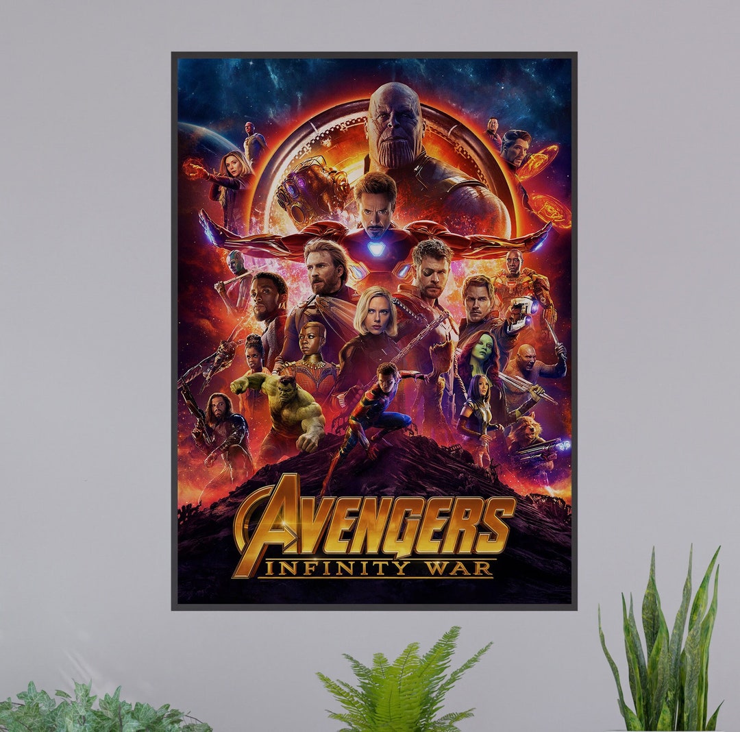 Avengers Infinity War Movie Poster - Etsy