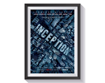 Inception Movie Poster, Inception Poster, Leonardo Dicaprio, Joseph ...