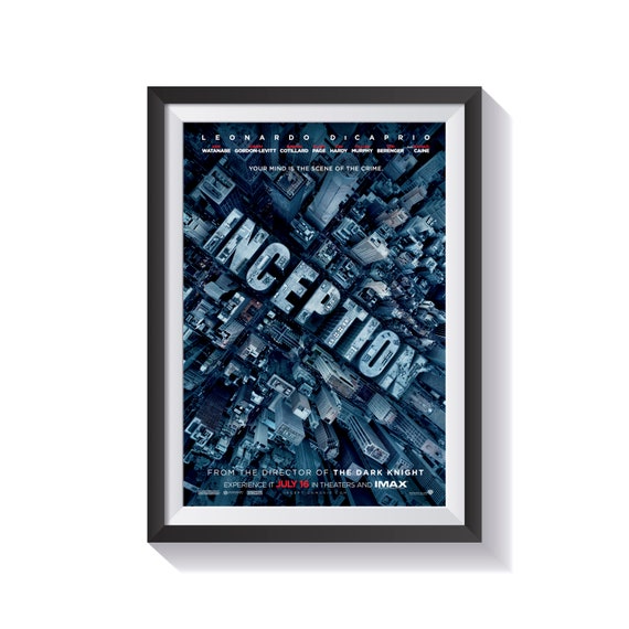Inception Movie Poster | Etsy