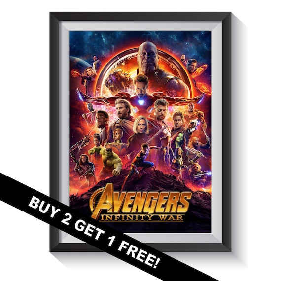 Avengers Infinity War Movie Poster | Etsy