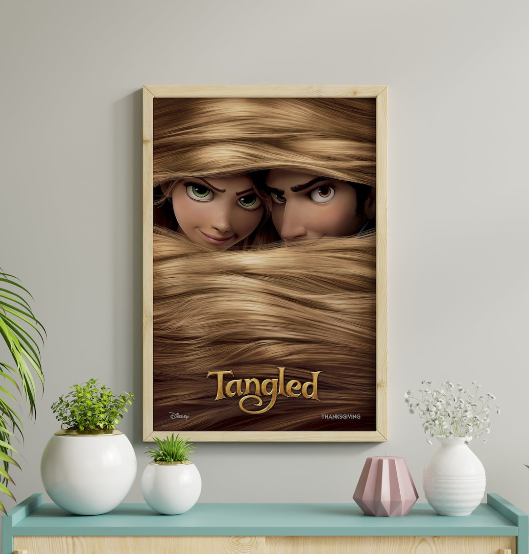 Tangled Movie Poster - Etsy