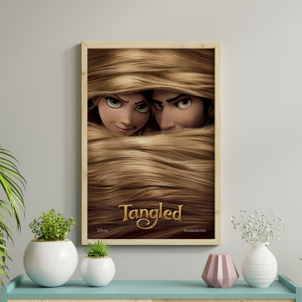 Tangled Poster - Etsy