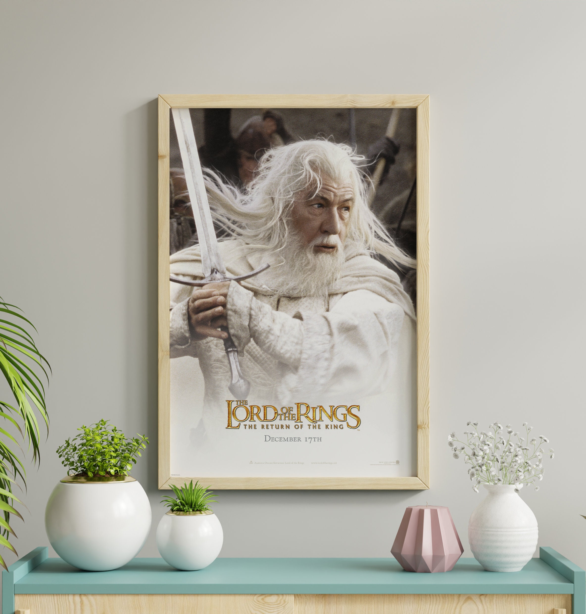 Lord Of The Rings Gandalf The White Poster