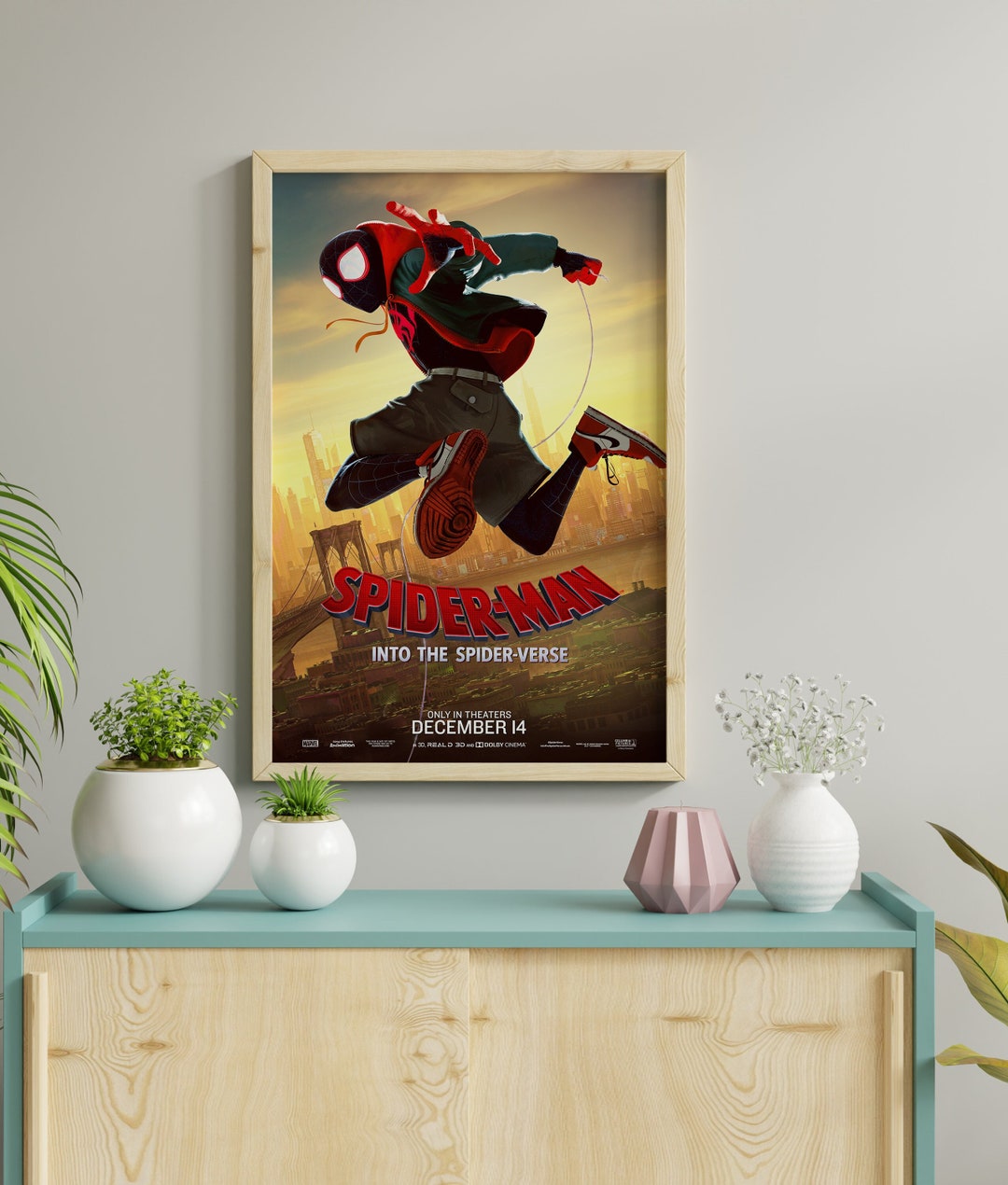 Spiderman: Into the Spiderverse Poster - Etsy