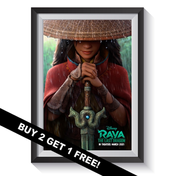 Raya and the Last Dragon Movie Poster | Etsy