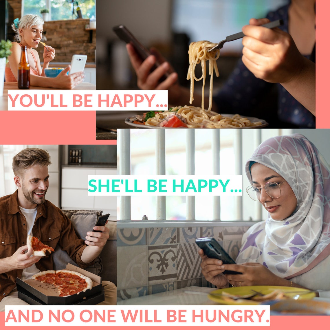 To MUM, Facetime Dinner Invitation for JUST EAT. Mothers Day Gift ...