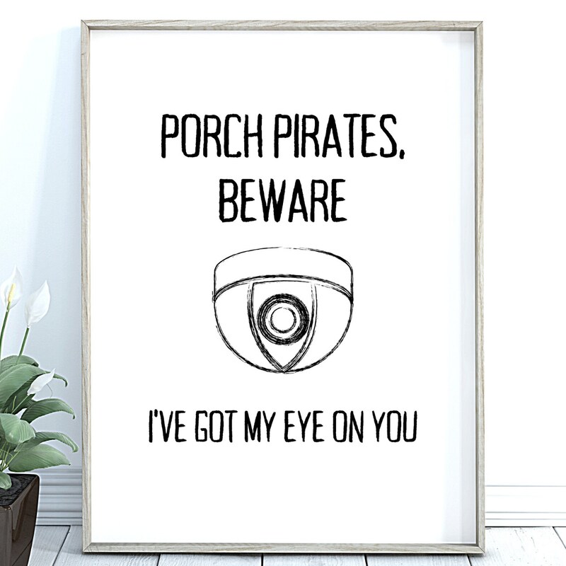 Beware Pirate Sign - Etsy