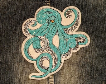 Giant Squid Patch - Etsy