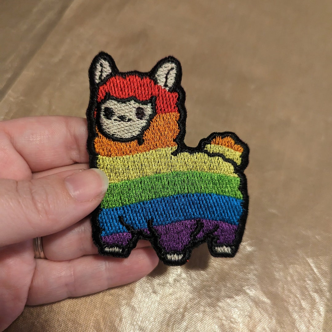 Lgb-llama Iron on Patches, Pride Designs, LGBTQIA, Transexual, Non ...