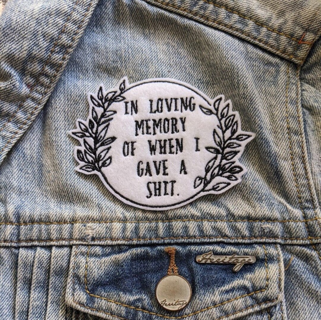 Loving Memory Iron on Patch, Embroidered Patch, Handmade Patch ...